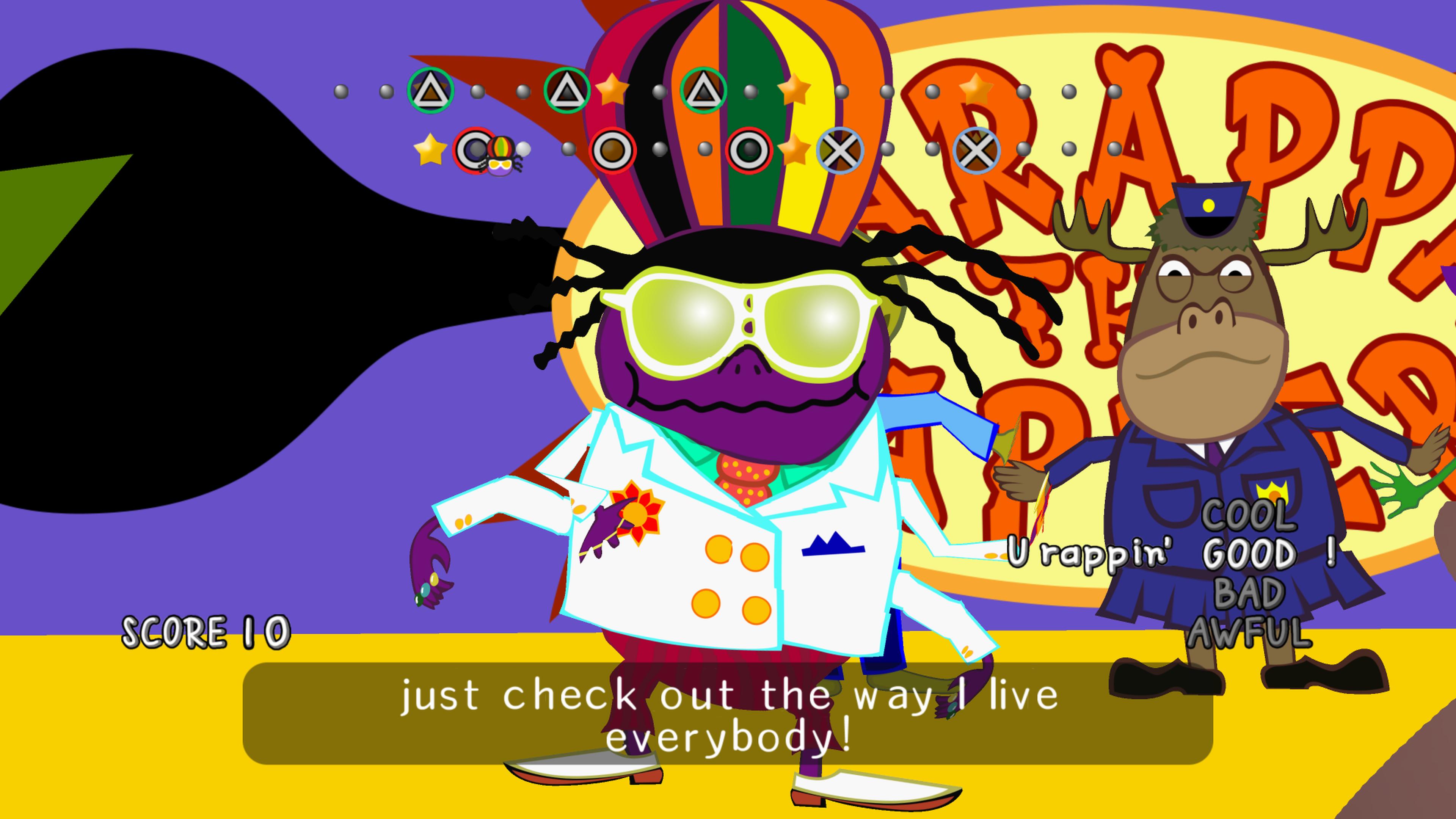 Test PaRappa The Rapper Remastered sur PlayStation 4 - PlayFrance