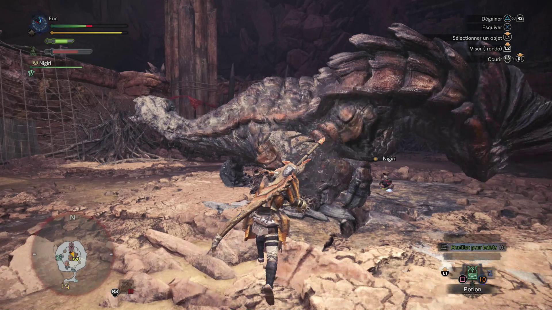 Un combat en arène dans Monster Hunter : World - PlayFrance