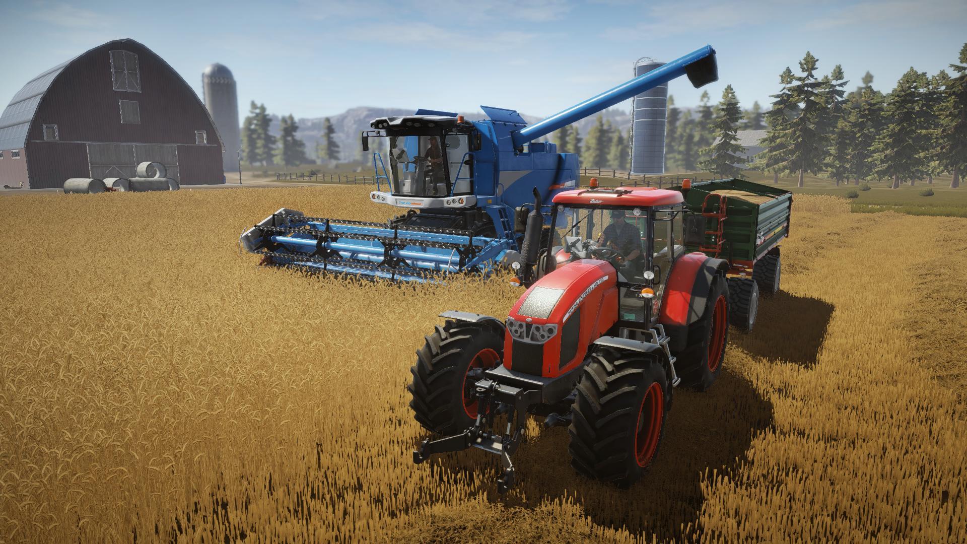 Première récolte avec Pure Farming 2018 - PlayFrance